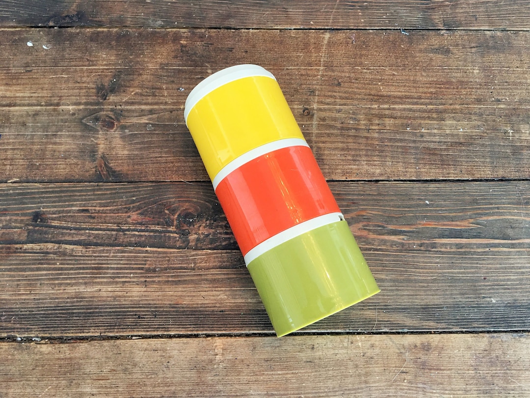 Tupperware Harvest Colored Spice Stack With Original Lid Shabby Chic ...