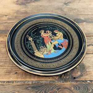 Vintage Greek S Marked 8 Decorative Wall Plate Featuring Orpheus and ...