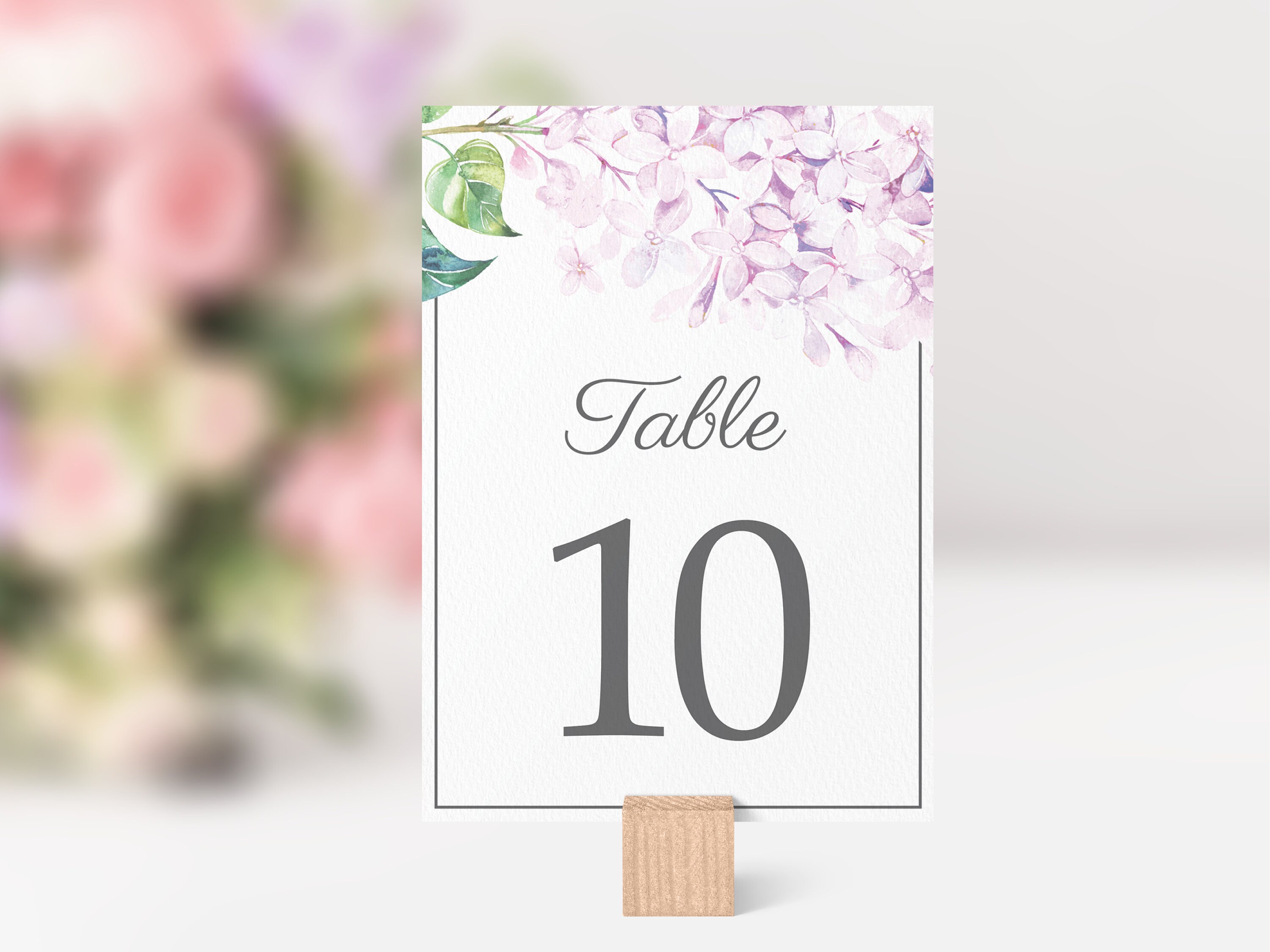 Wedding Table Numbers 5x7 Table Numbers Printable Table | Etsy