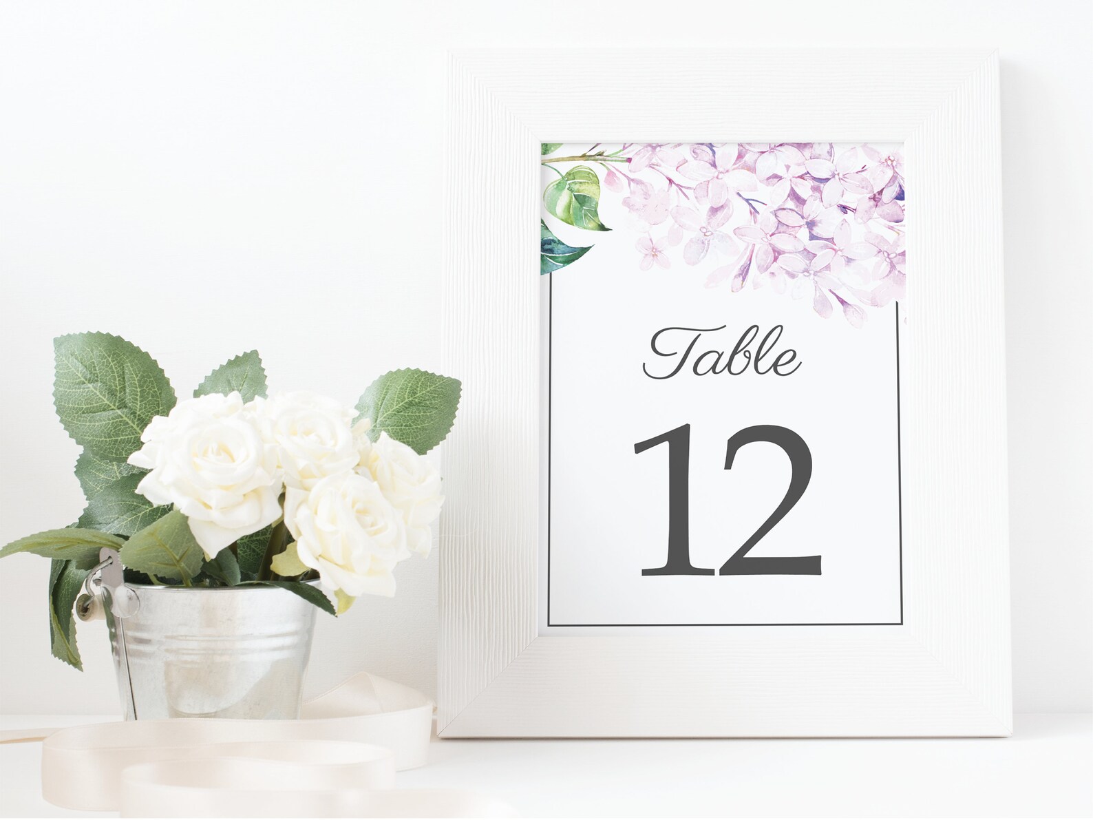 Wedding Table Numbers 5x7 Table Numbers Printable Table | Etsy