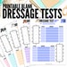 Printable Dressage Tests Template | Printable Dressage Arena | Dressage ...