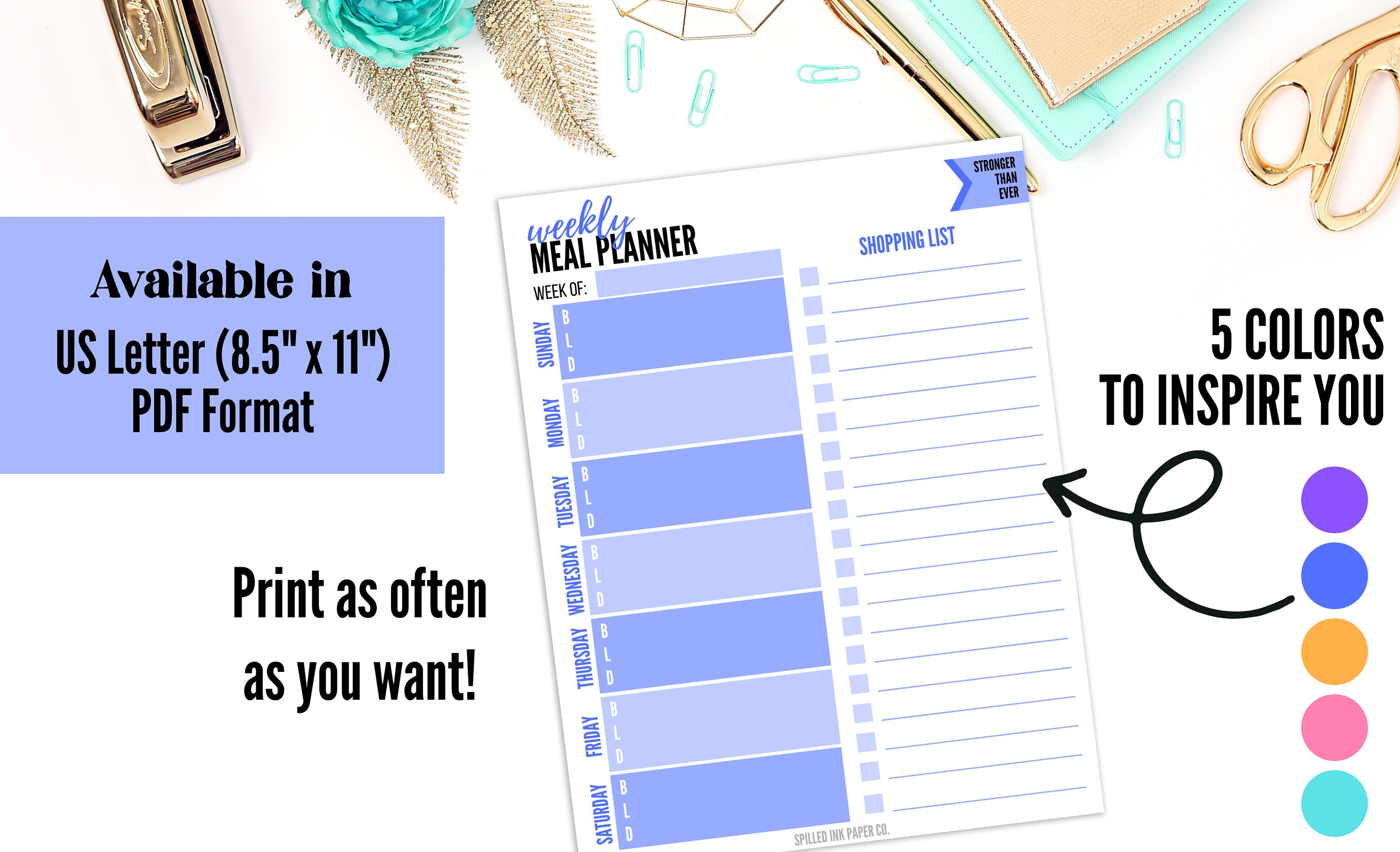 Ready Set Run Kit | Printable Running Planner | Printable Running ...