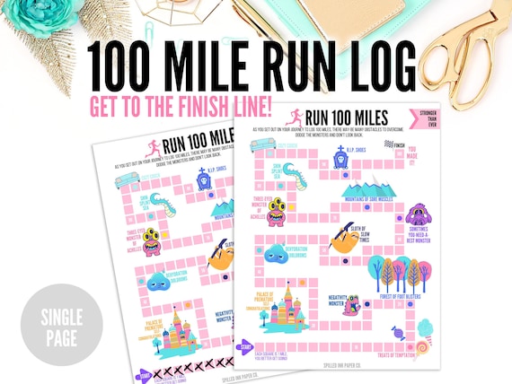 Calendars & Planners Fun printable weekly run log and planner A4 ...