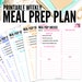 Printable Meal Prep | Printable Meals Log | Nutrition Digital Download ...
