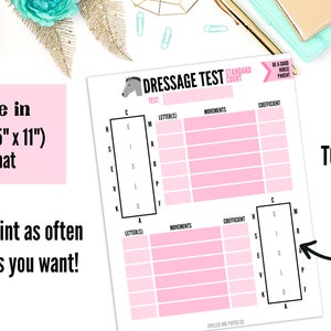 Printable Dressage Tests Template | Printable Dressage Arena | Dressage ...