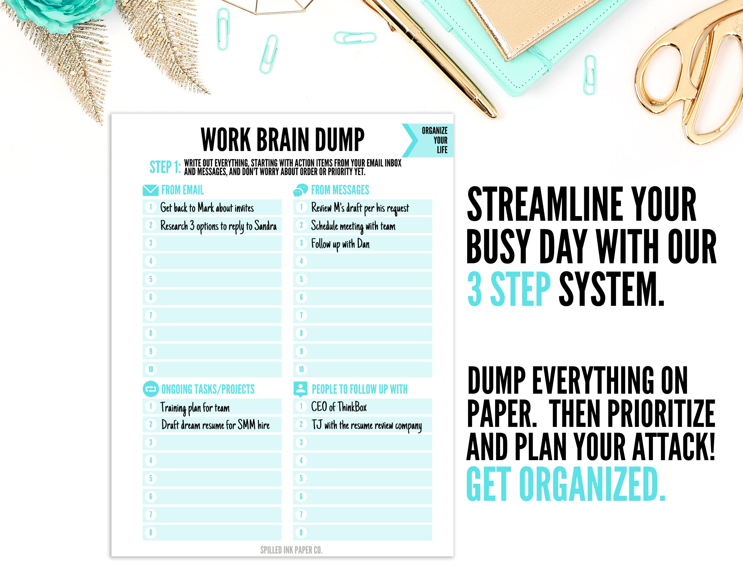 Printable Work to Do List Printable Priority Tracker - Etsy