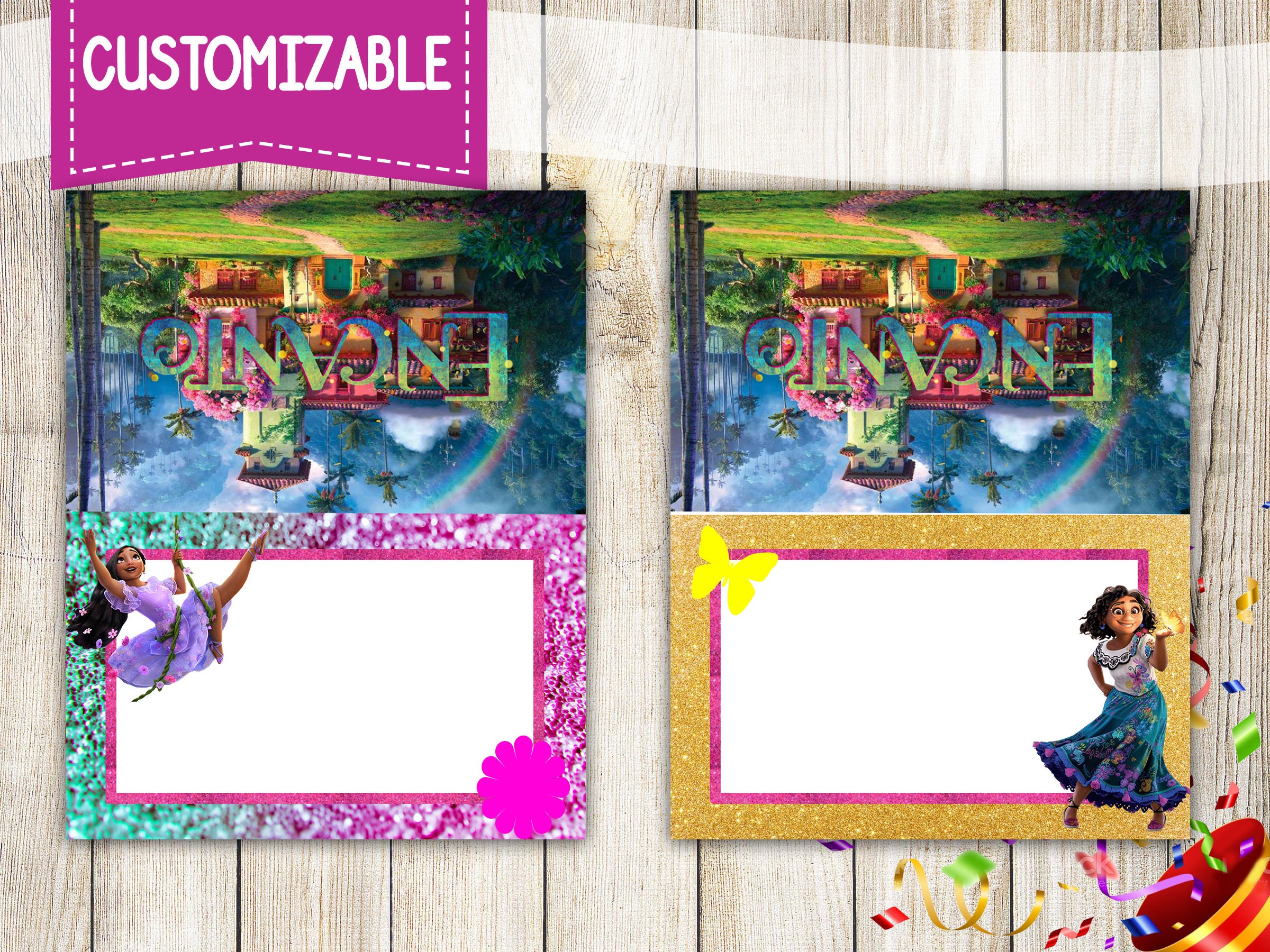 Encanto Food Labels Tent Encanto Food Tag Cards Encanto 2 - Etsy