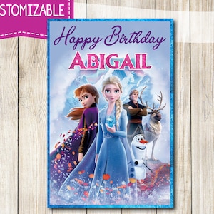 Frozen 2 Birthday Backdrop Frozen 2 Poster Frozen Birthday - Etsy