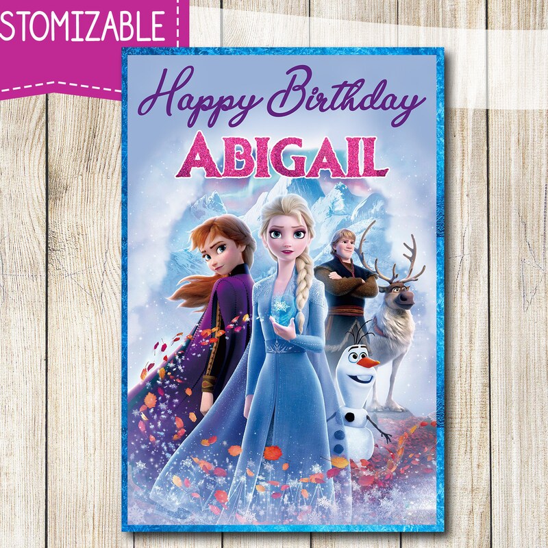 Frozen Backdrop - Etsy