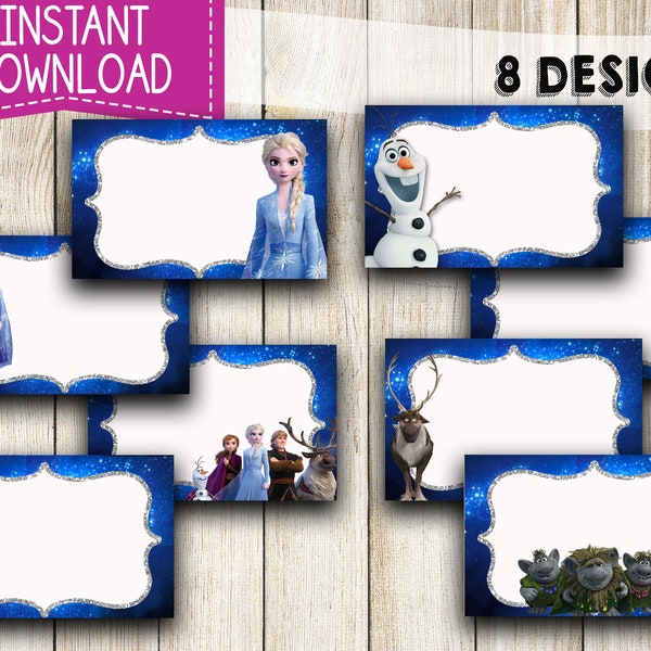 Frozen Place Cards - Etsy