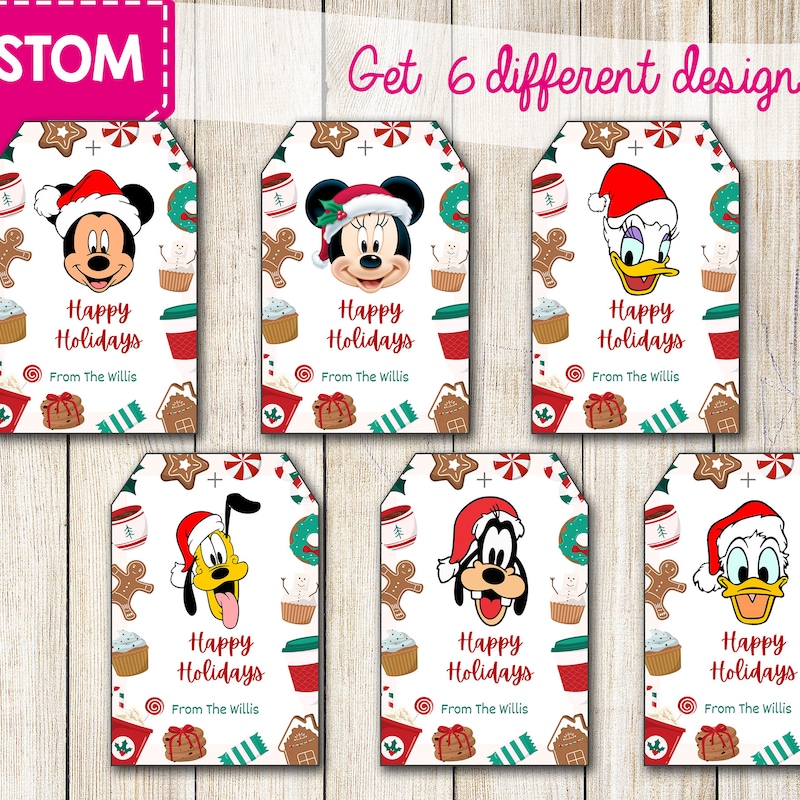 Mickey Name Tag - Etsy