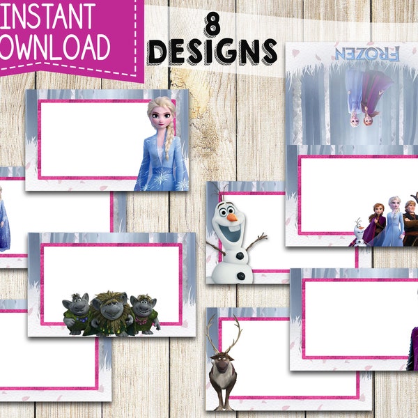 Frozen Labels - Etsy