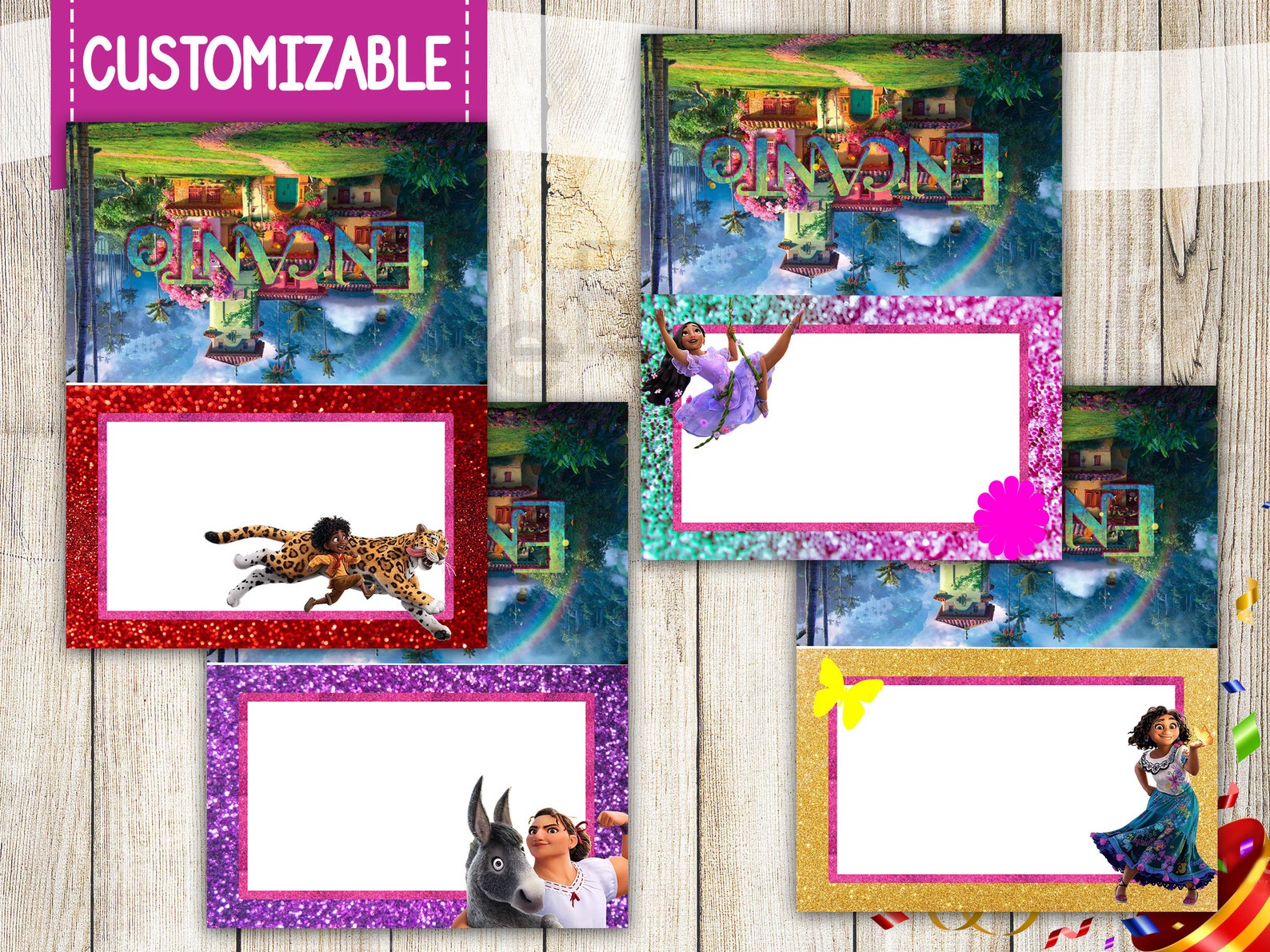 Encanto Food Labels Tent Encanto Food Tag Cards Encanto 2 - Etsy