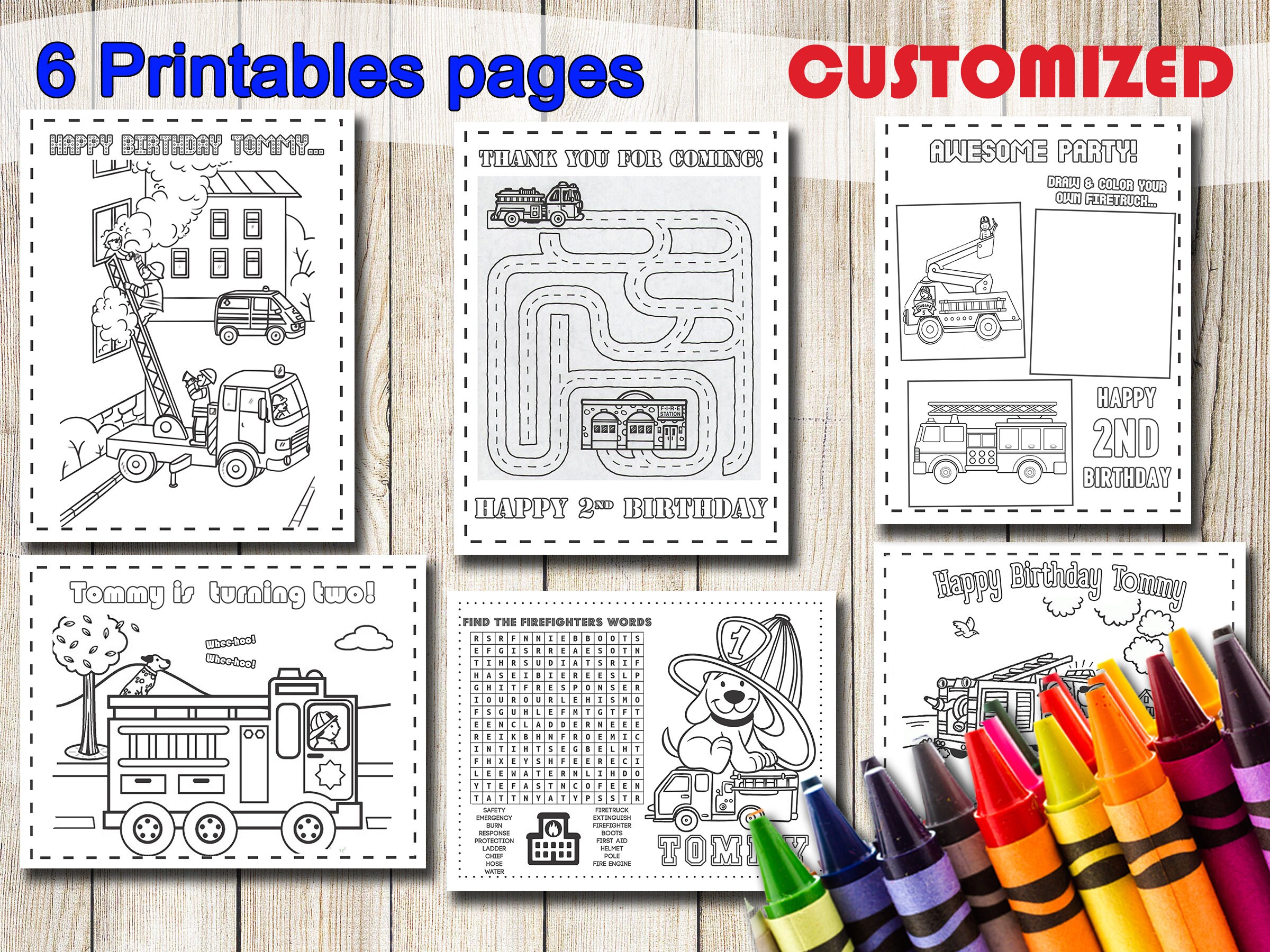 Fireman Boots Coloring Page