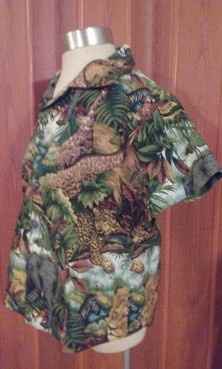 The Jungle Shirt Size 4 Button up Shirt | Etsy
