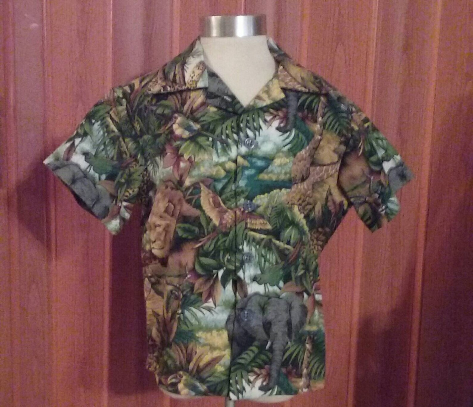 The Jungle Shirt Size 4 Button up Shirt | Etsy
