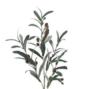 Artificial Olive Branch Stem Realistic With Olives 28 - Etsy