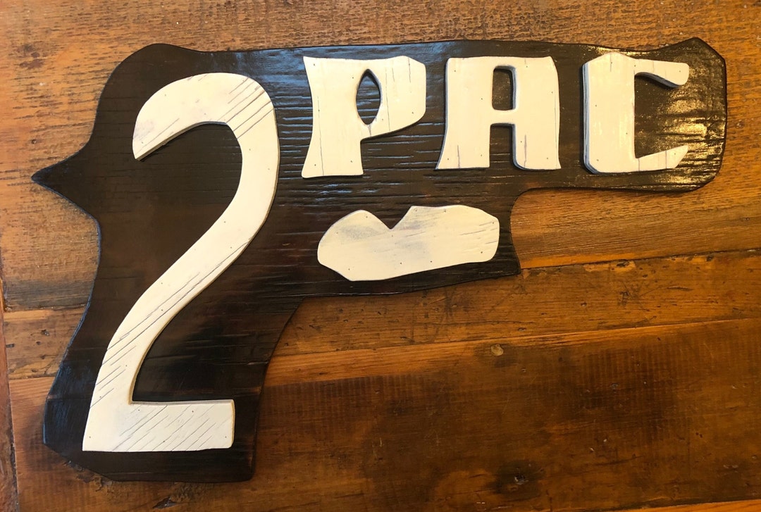 2pac Gun Wood Art I 3D I Tupac Shakur I Makaveli - Etsy