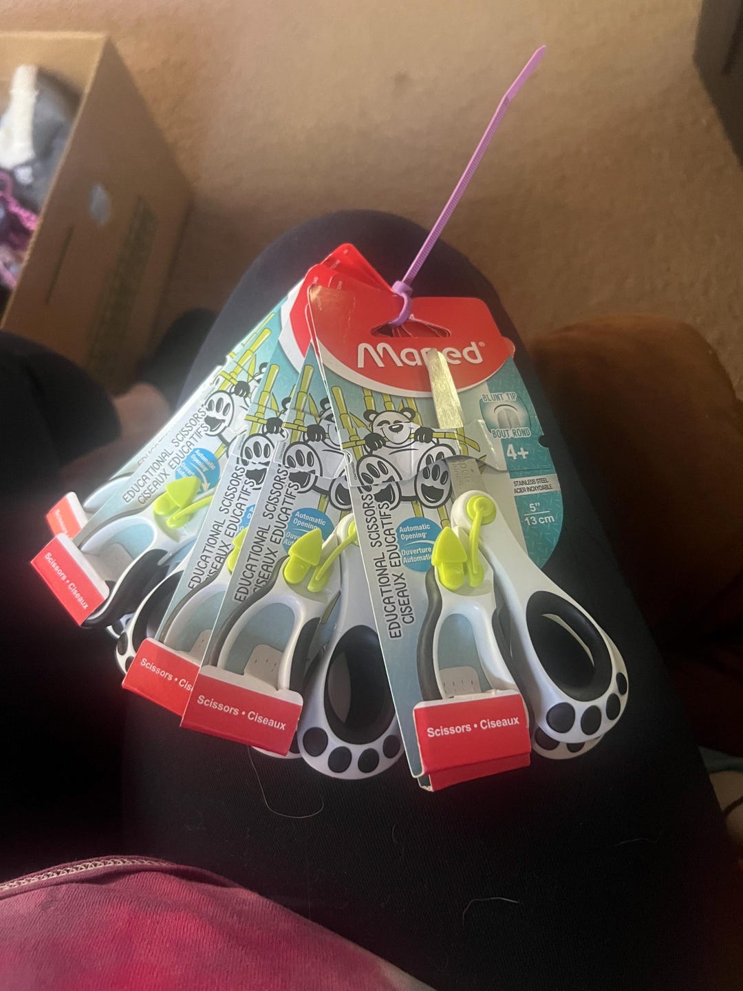 Maped Kidicut Spring-assisted Safety Scissors 4.75 Inch - Child ...