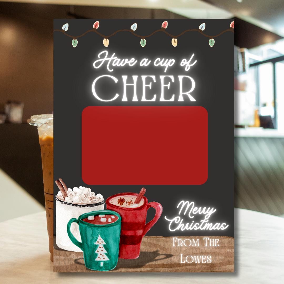 Coffee Gift Card Holder Card Printable Teacher Gift Friend Gift Have a ...