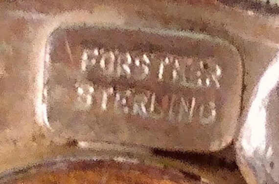 Forstner Vintage Wrap Sterling Bracelet - Gem