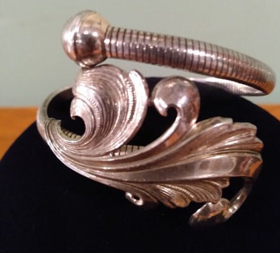 Forstner Vintage Wrap Sterling Bracelet - Gem