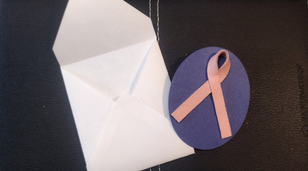 Real Leather Handmade Breast Cancer Awareness Pink Ribbons - Etsy