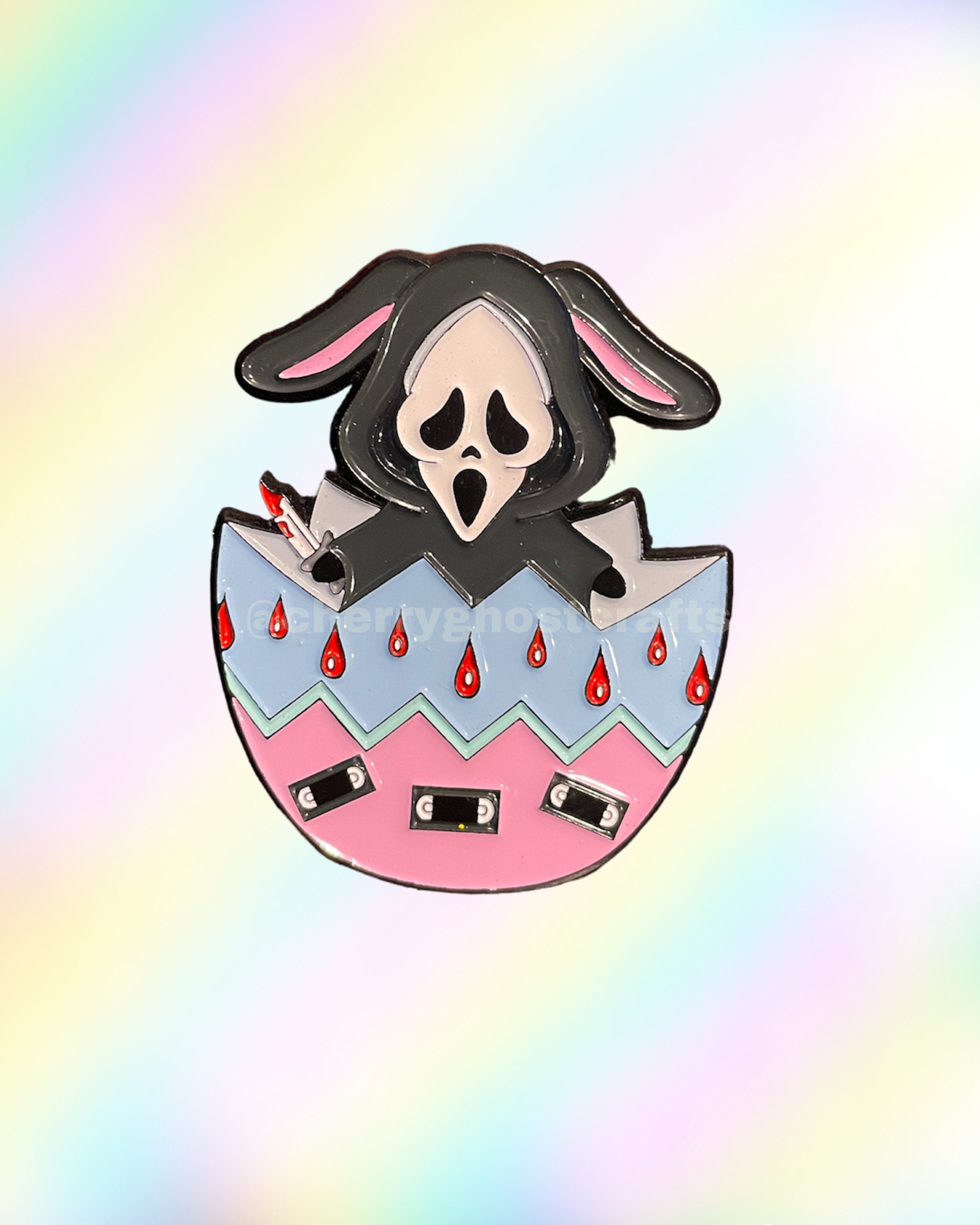 Enamel Pin Chibi Easter Ghostface - Etsy.de