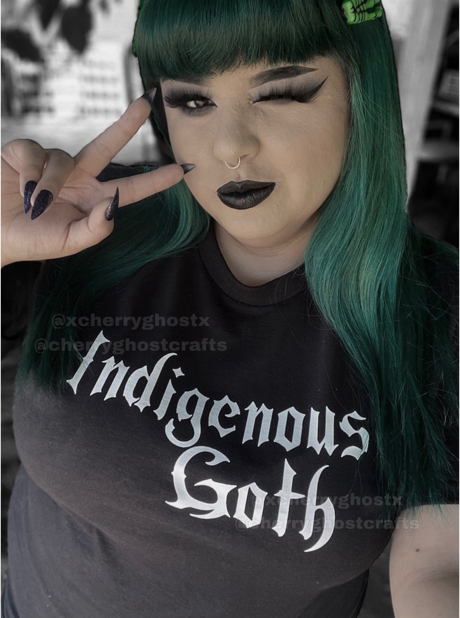 Indigenous Goth T-shirt - Etsy