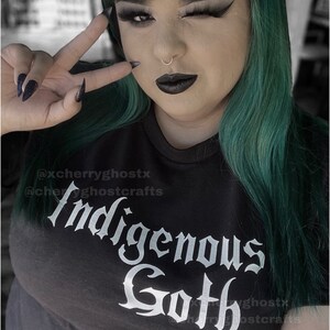 Indigenous Goth T-shirt - Etsy