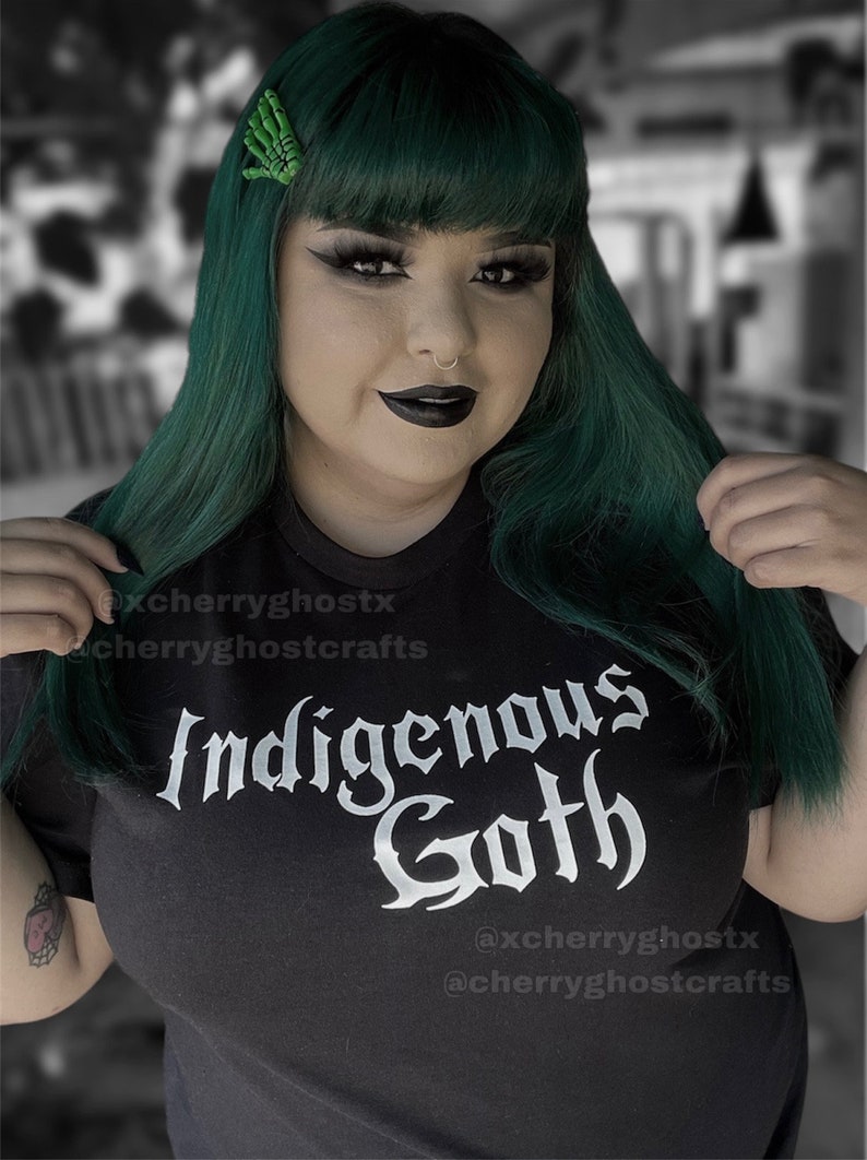 Indigenous Goth T-shirt - Etsy