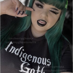 Indigenous Goth T-shirt - Etsy