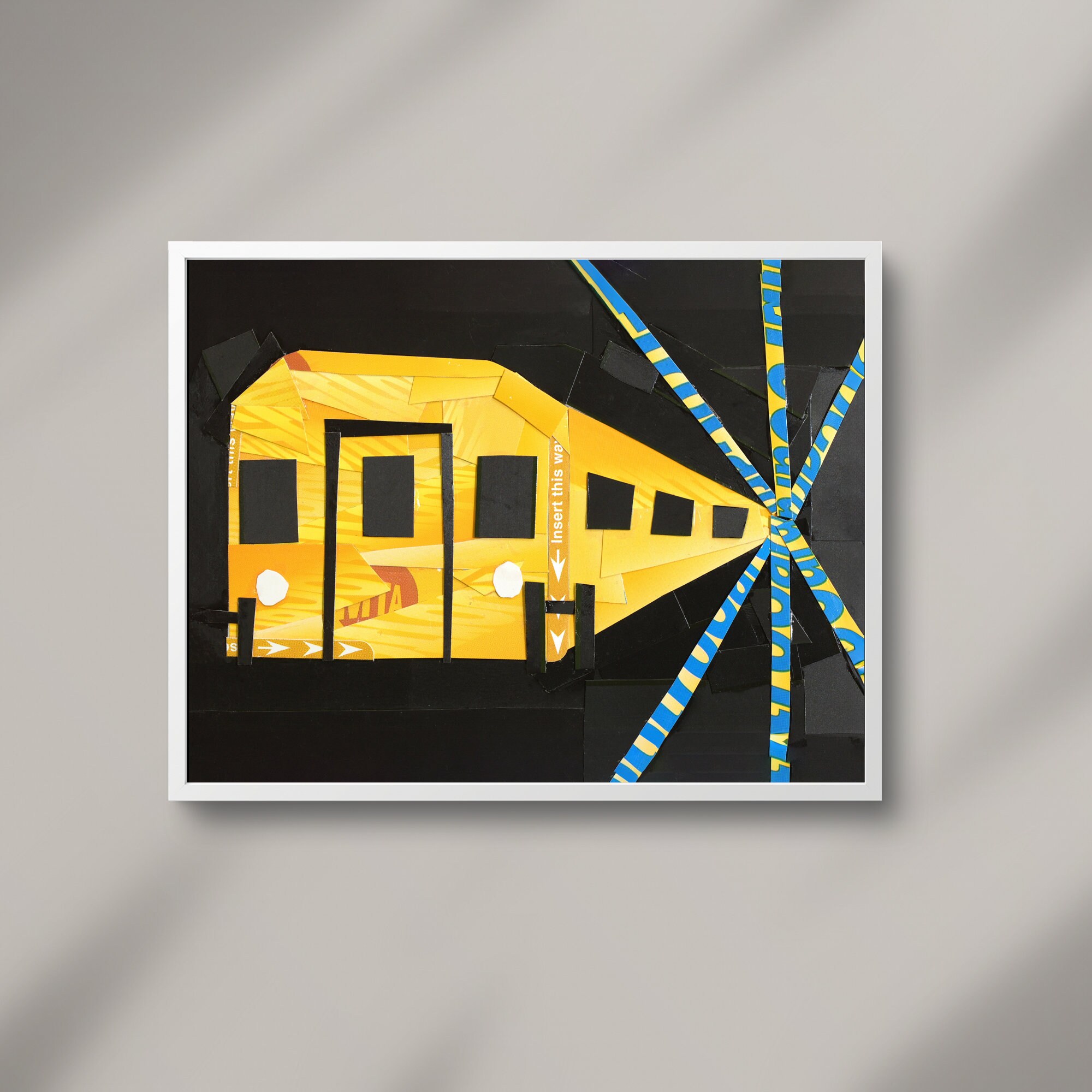 New York City Subway - Metro Card Collage Print - NYC Poster - Wall Art ...