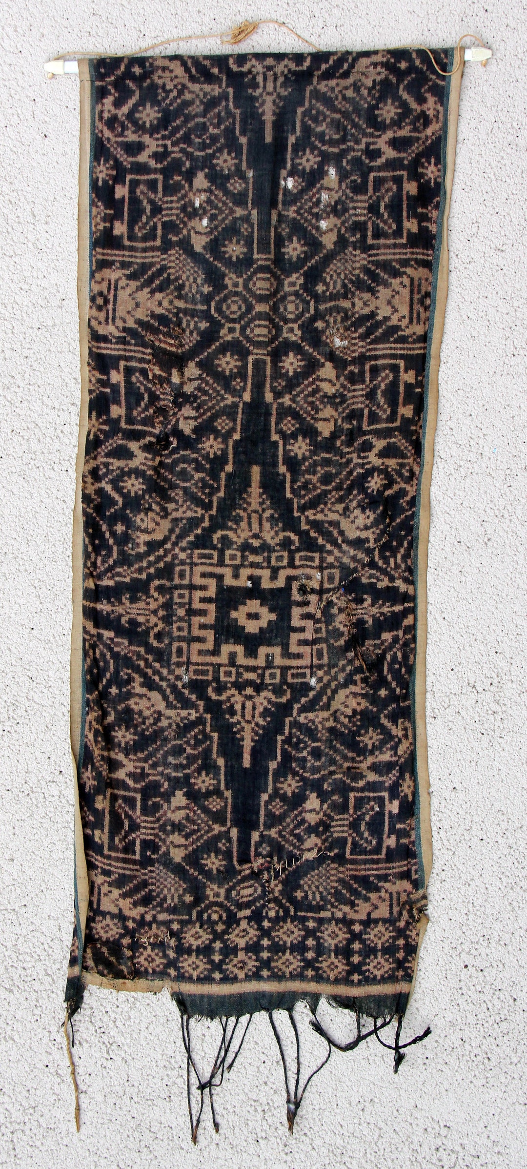 Geringsing, BALI RAREST Textile, From TENGANAN, Antique Piece With ...
