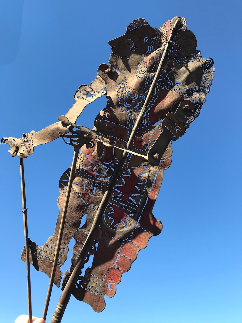 Antique Shadow Puppet: WAYANG KULIT, BALI, Indonesia. Prince Dursasana ...