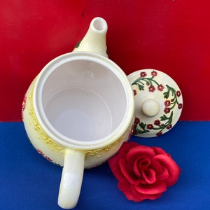 Harry and David Teapot,floral Ceramic Teapot,decorative Teapot,colorful ...