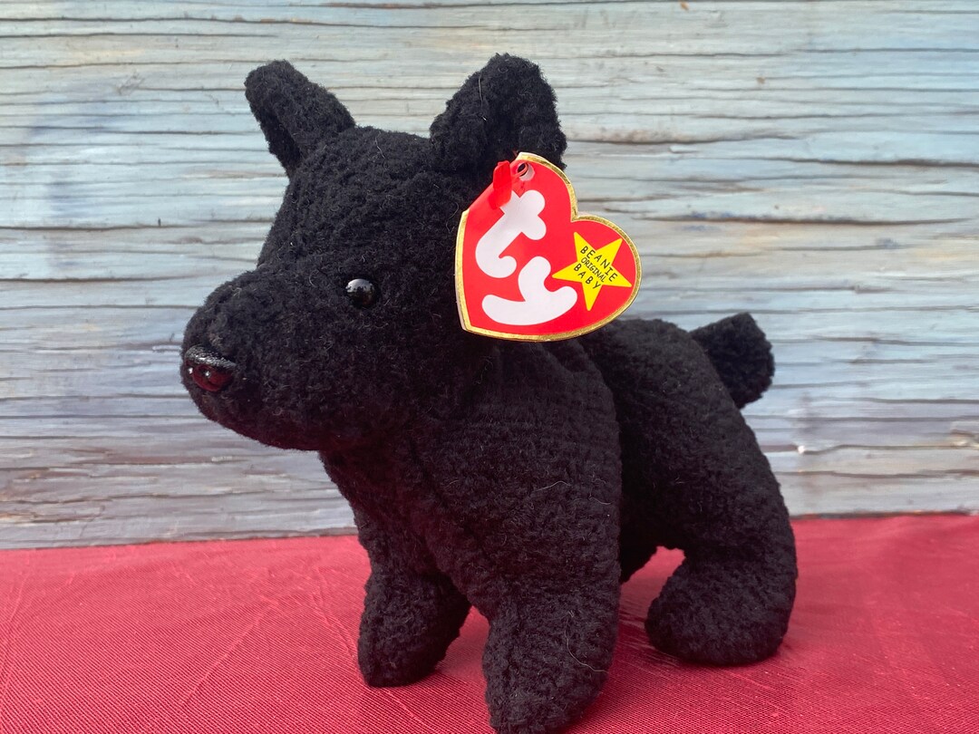 Ty Beanie Babies Scottie the Terrier,collectible Plush Toy 1996 - Etsy