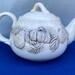 Vintage Panware Home Essentials Teapot,white & Gray Teapot,kitche ...