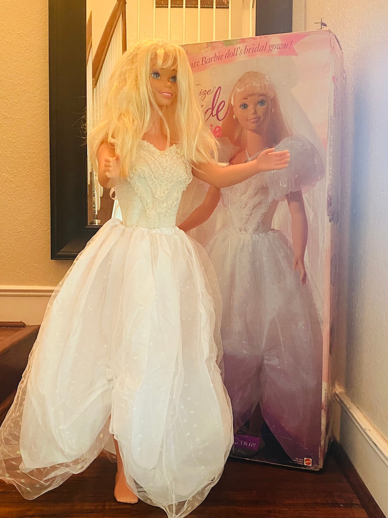 Vintage My Size Barbiebride Barbie Dolllarge Barde - Etsy