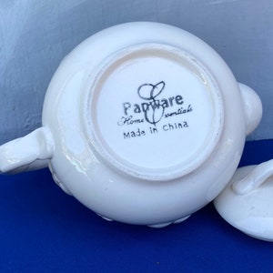 Vintage Panware Home Essentials Teapot,white & Gray Teapot,kitche ...