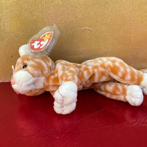 Ty Beanie Babies Amber,the Cat,collectible Beanie Babies 1999 - Etsy