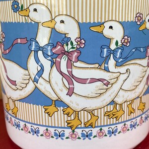 Treasure Craft Stoneware Ribbon Geese Canister,unique Canister,large ...