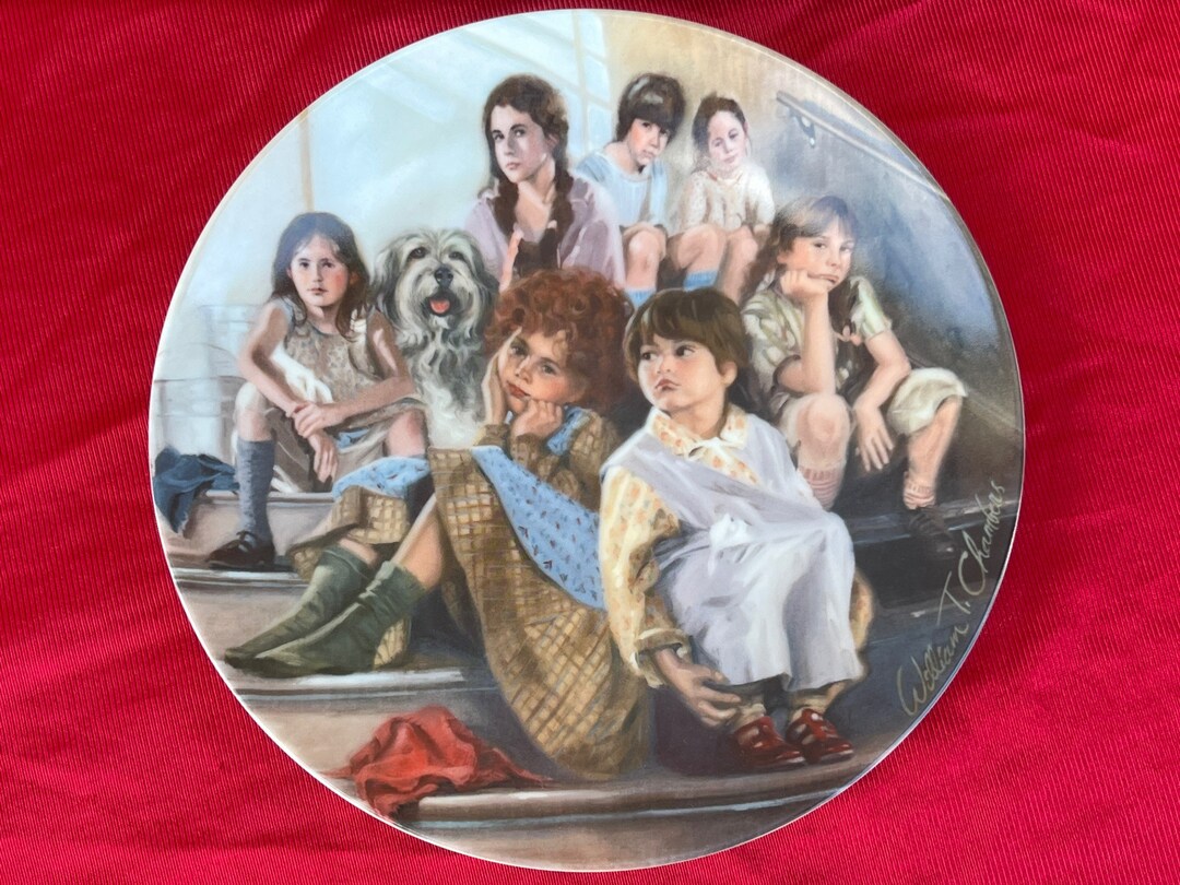 Vintage "annie and the Orphans" Porcelain Collector Plate - 1984 ...
