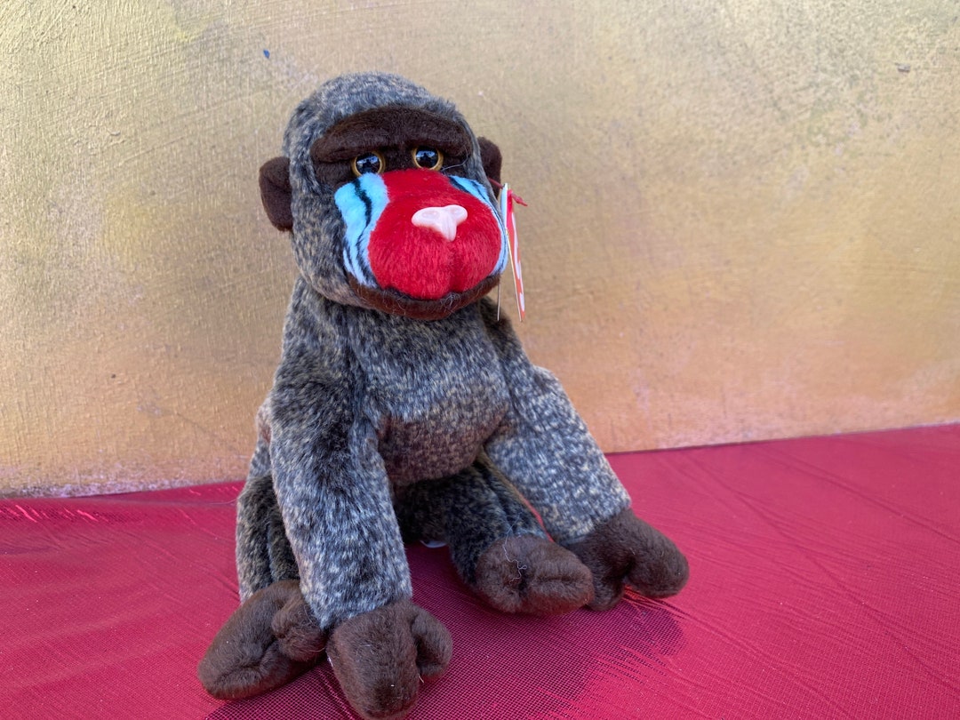 Ty Beanie Babies Cheeks Baboon,collectible Beanie Baby - Etsy