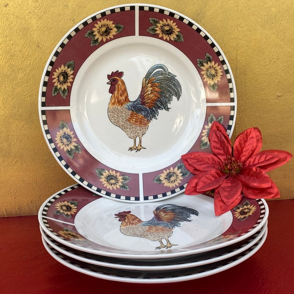 Rooster Dinnerware - Etsy