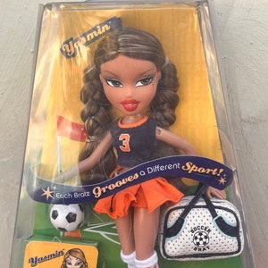 Rare Bratz Play Sports Slammin Soccer Yasmin Doll,decorative Doll,bratz ...