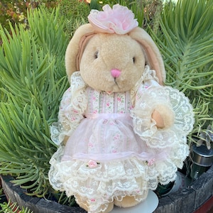 Anco Stuffed Bunny Rabbit,victorian Bunny,easter Bunny,bunny Rabbit Toy ...