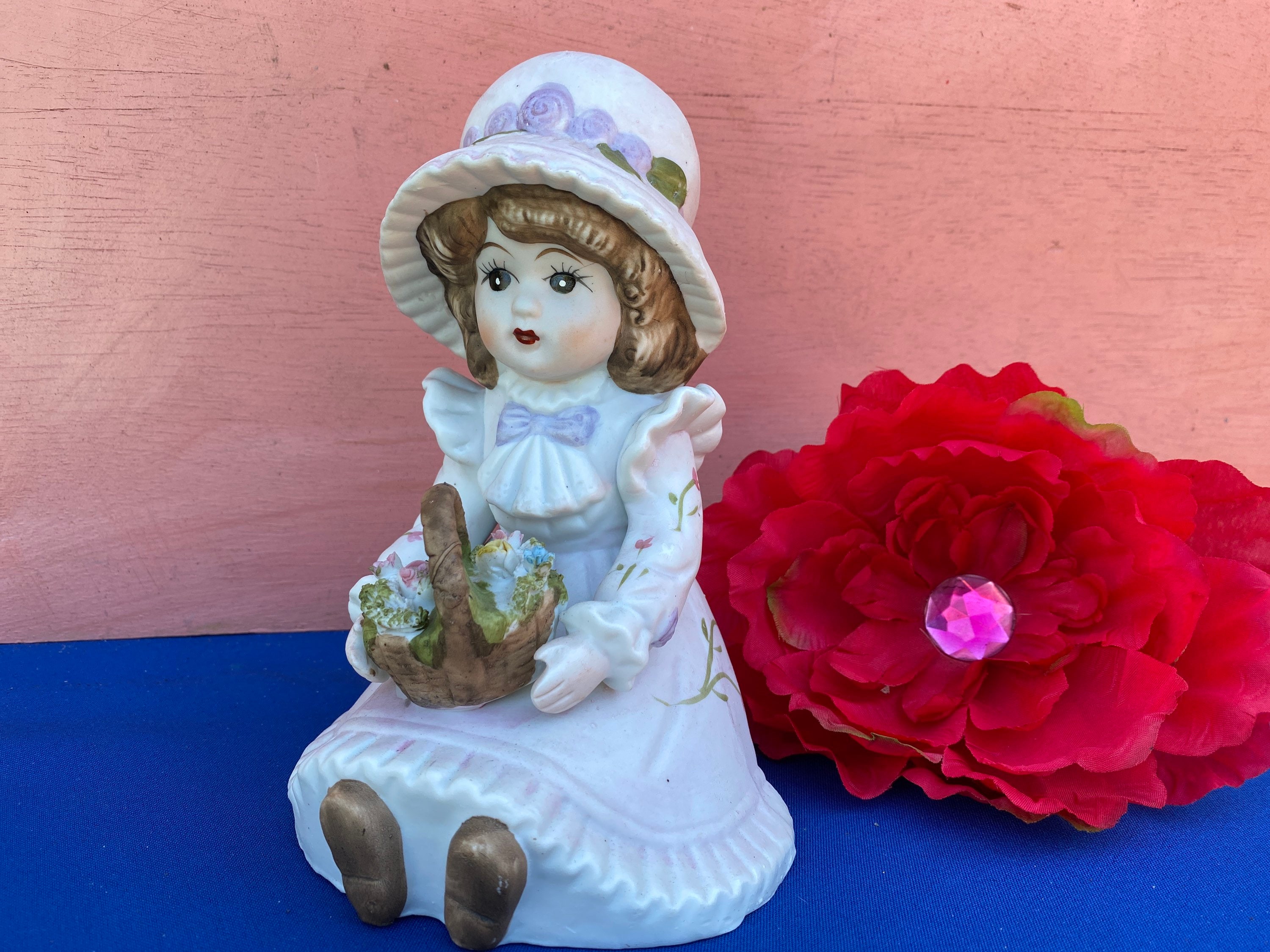 Vintage Porcelain Girl FigurineDoll FigurinePorcelain Girl | Etsy