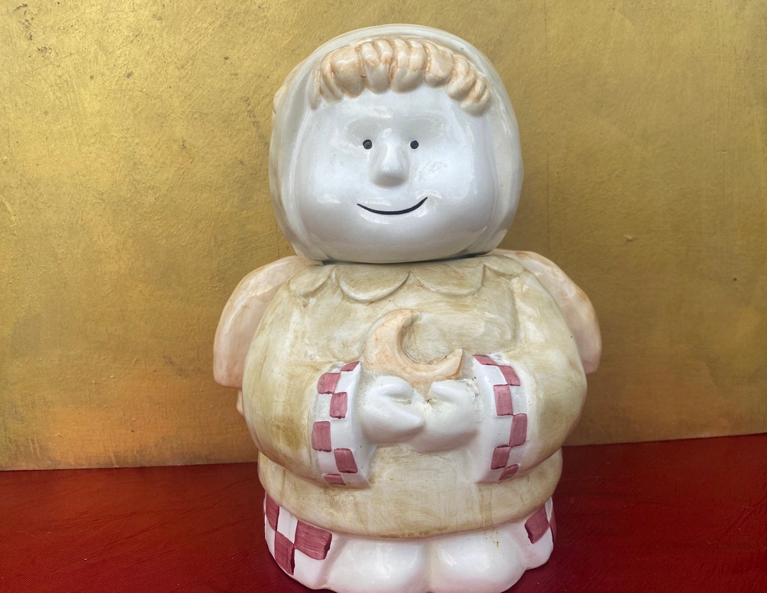 Vintage Designpac Angel Cookie Jar: Ceramic Kitchen Decor - Etsy