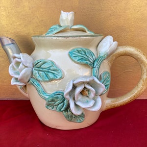 Embossed Flower Teapot,rose Teapot,large Teapot,beige Green Teapot ...